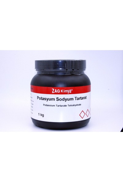 Zag Kimya Potasyum Sodyum Tartarat Chem Pure 1kg Zag Kimya Potasyum Sodyum Tartarat Chem Pure 1kg