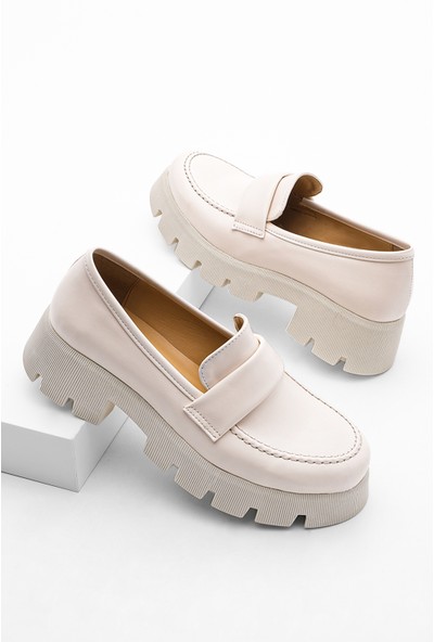 Marjin Kadın Loafer Kalın Taban Günlük Ayakkabı Makosen Lekta Marjin Kadın Loafer Kalın Taban Günlük Ayakkabı Makosen Lekta