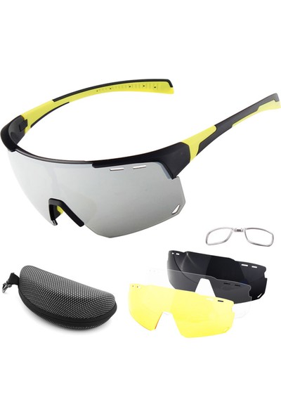 3 Değiştirilebilir Lensli Bisiklet Gözlükleri UV400 3 Değiştirilebilir Lensli Bisiklet Gözlükleri UV400