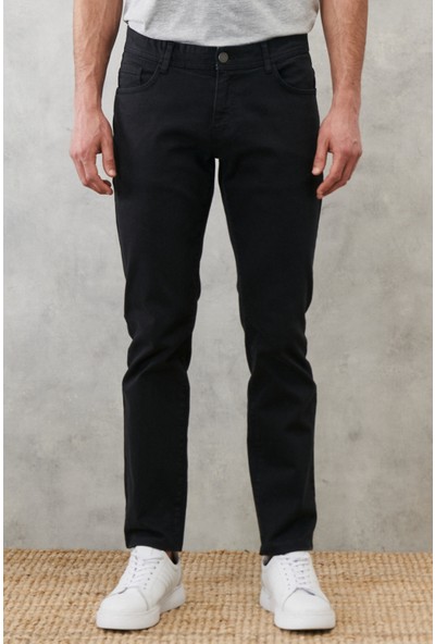 ALTINYILDIZ CLASSICS Erkek Siyah 360 Derece Her Yöne Esneyen Rahat Slim Fit Pantolon ALTINYILDIZ CLASSICS Erkek Siyah 360 Derece Her Yöne Esneyen Rahat Slim Fit Pantolon