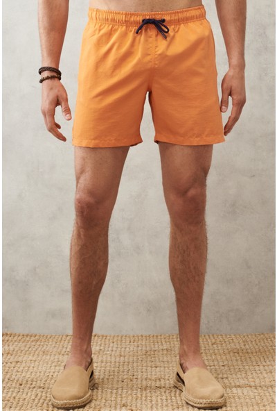Ac&Co / Altınyıldız Classics Erkek Turuncu Standart Fit Casual Mayo Deniz Şortu Ac&Co / Altınyıldız Classics Erkek Turuncu Standart Fit Casual Mayo Deniz Şortu