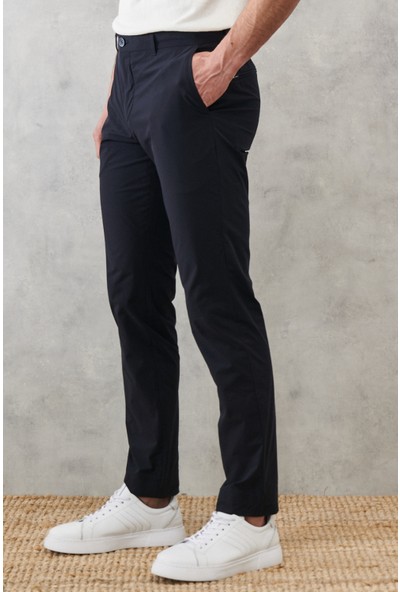 Altınyıldız Classics Erkek Lacivert Slim Fit Dar Kesim Düz Yan Cepli Pantolon Altınyıldız Classics Erkek Lacivert Slim Fit Dar Kesim Düz Yan Cepli Pantolon