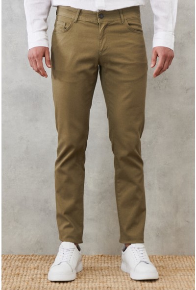 Altınyıldız Classics Erkek Yeşil Slim Fit Dar Kesim Armürlü 5 Cepli Casual Pantolon Altınyıldız Classics Erkek Yeşil Slim Fit Dar Kesim Armürlü 5 Cepli Casual Pantolon