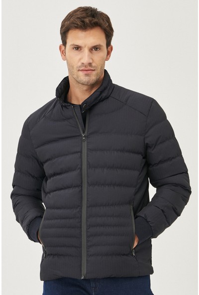 AC&Co / Altınyıldız Classics Erkek Lacivert Standart Fit Su ve Soğuk Geçirmez Casual Mont AC&Co / Altınyıldız Classics Erkek Lacivert Standart Fit Su ve Soğuk Geçirmez Casual Mont