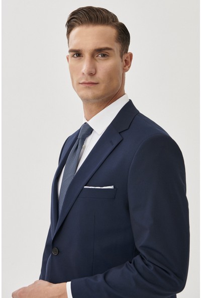 Altınyıldız Classics Erkek Lacivert Regular Fit 4 Drop Takım Elbise Altınyıldız Classics Erkek Lacivert Regular Fit 4 Drop Takım Elbise