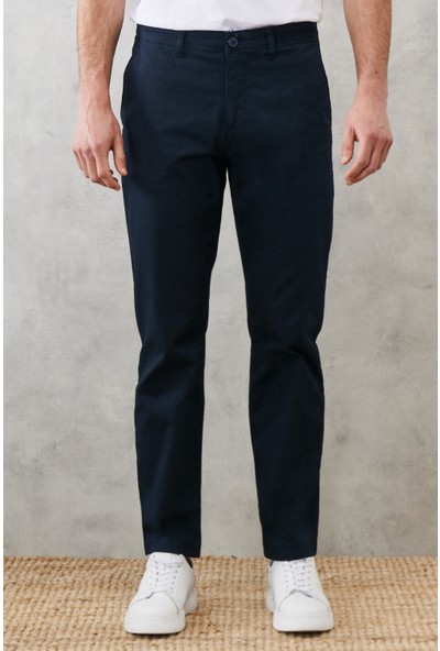 Altınyıldız Classics Erkek Lacivert Slim Fit Dar Kesim 5 Cep Chino Pantolon Altınyıldız Classics Erkek Lacivert Slim Fit Dar Kesim 5 Cep Chino Pantolon