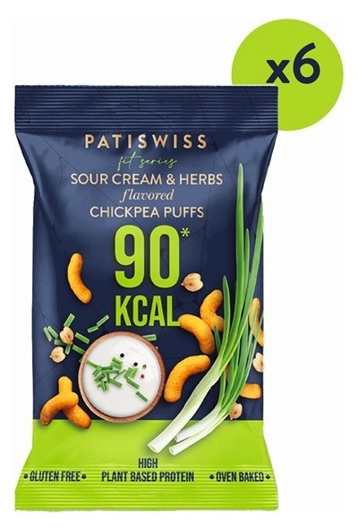 Ekşi Krema ve Baharat Aromalı Nohut Cips Seti 6 Adet Ekşi Krema ve Baharat Aromalı Nohut Cips Seti 6 Adet