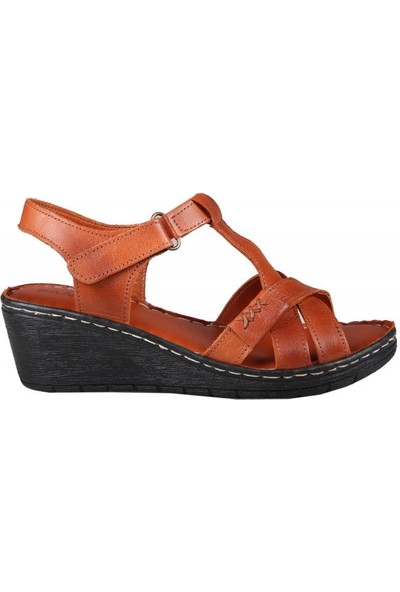 Pandora Moda 10.111 Dolgu Taban Taba Kadın Sandalet Pandora Moda 10.111 Dolgu Taban Taba Kadın Sandalet