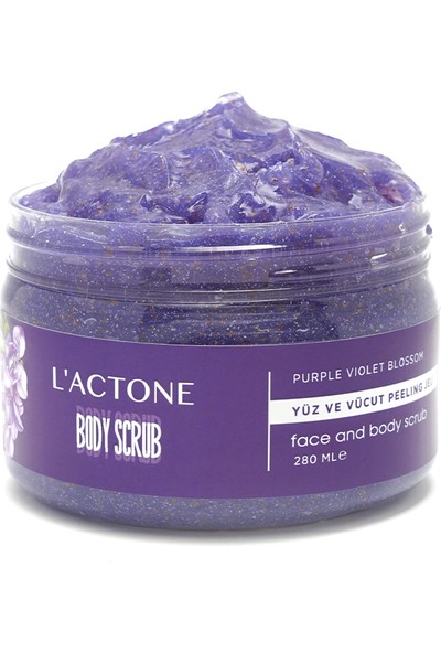 Lactone Body Scrub Purple Vıolet Blossom - Vücut Ve Yüz Peelingi Lactone Body Scrub Purple Vıolet Blossom - Vücut Ve Yüz Peelingi