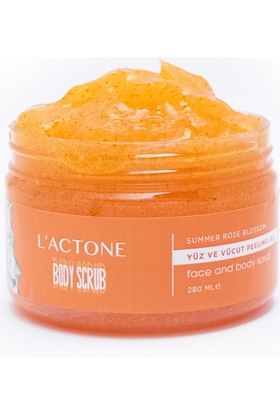 Lactone Body Scrub Summer Rose Blossom - Vücut Ve Yüz Peelingi Lactone Body Scrub Summer Rose Blossom - Vücut Ve Yüz Peelingi