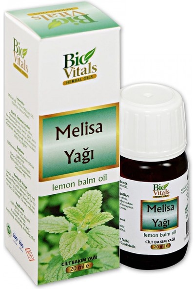 Bio Vitals Melisa Yağı 20 ml Bio Vitals Melisa Yağı 20 ml