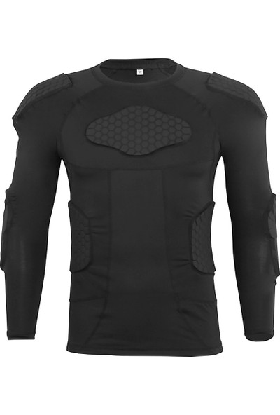 Bullcaptain Erkek Yastıklı Sıkıştırma Gömlek Çoklu Ped Koruyucu (Yurt Dışından) Bullcaptain Erkek Yastıklı Sıkıştırma Gömlek Çoklu Ped Koruyucu (Yurt Dışından)