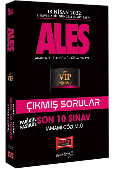 Yargı Yayınevi Yargı 2022 ALES Son 10 Sınav Tamamı Çözümlü Fasikül Fasikül Çıkmış Sorular Yargı Yayınevi Yargı 2022 ALES Son 10 Sınav Tamamı Çözümlü Fasikül Fasikül Çıkmış Sorular