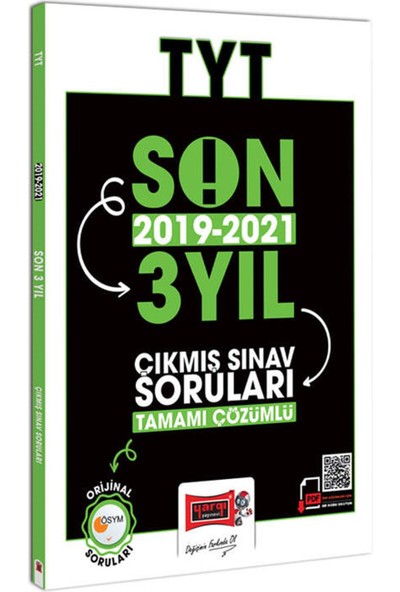 Yargı Yayınevi Yargı TYT Son 3 Yıl (2019-2021) Tamamı Çözümlü Çıkmış Sorular Yargı Yayınevi Yargı TYT Son 3 Yıl (2019-2021) Tamamı Çözümlü Çıkmış Sorular