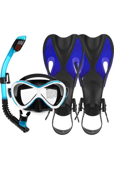 Kkmoon 3'lü Çocuklar Dalış Kiti Yüzme Gözlük Kuru Şnorkel (Yurt Dışından)