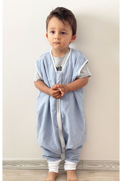 Yorni Yazlık ve Mevsimlik 4 Kat Müslin Kumaş Bebek Çocuk Ayaklı Uyku Tulumu 0.5 Tog Yorni Yazlık ve Mevsimlik 4 Kat Müslin Kumaş Bebek Çocuk Ayaklı Uyku Tulumu 0.5 Tog