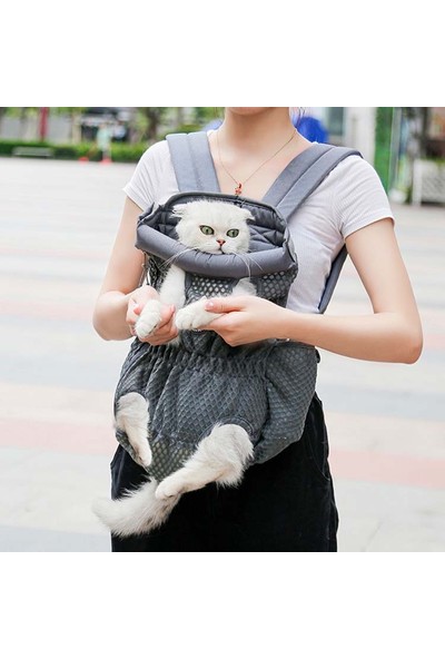 Doglemi Evcil Hayvan Sırt Çantası Köpek Omuz Göğüs Çantası Nefes Alabilir Örgü Köpek Kedi Çantası, Boyut: L (Gri) (Yurt Dışından) Doglemi Evcil Hayvan Sırt Çantası Köpek Omuz Göğüs Çantası Nefes Alabilir Örgü Köpek Kedi Çantası, Boyut: L (Gri) (Yurt Dışından)