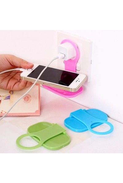 Tekno İstanbul Telefon Tutucu Priz Için Şarj Standı Tekno İstanbul Telefon Tutucu Priz Için Şarj Standı