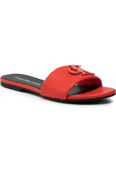 Kadın Calvin Klein Flat Sandal Hw Lth - Kadın Sandalet YW0YW00543