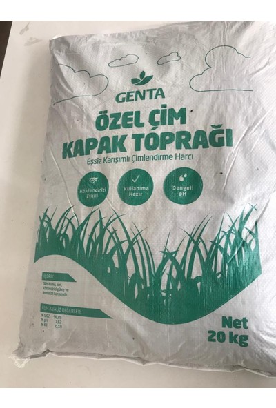 Genta Özel Kapalı Çim Kapak Toprağı 20 Kg