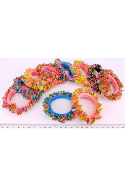 Voilove 5'li Fırfır Lastik Havlu Toka Simit Toka Voilove 5'li Fırfır Lastik Havlu Toka Simit Toka