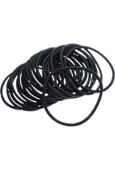 Voilove 25'li Zımbasız Siyah Lastik Toka white