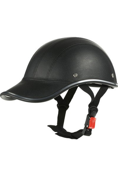 Güneşlik ile Motosiklet Kaskı Yarım Yüz Beyzbol Şapkası