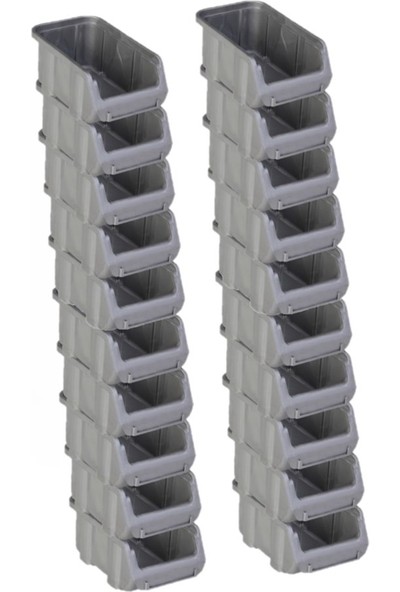 Sembol Plastik Avadanlık A 100 Gri 1 Koli (20 Adet)