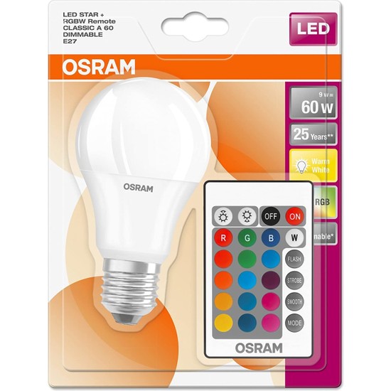 Osram Uzaktan Kumandalı Rgb LED Ampül Fiyatı - Taksit Seçenekleri