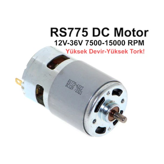 RPM RS775 Dc Motor 12V Fiyatı, Taksit Seçenekleri ile Satın Al