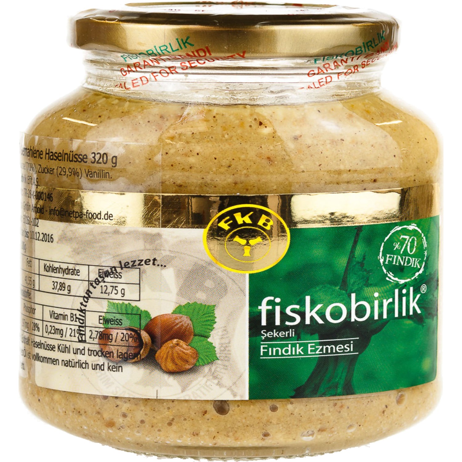 Fiskobirlik Fındık Ezmesi 300 gr Fiyatı - Taksit Seçenekleri