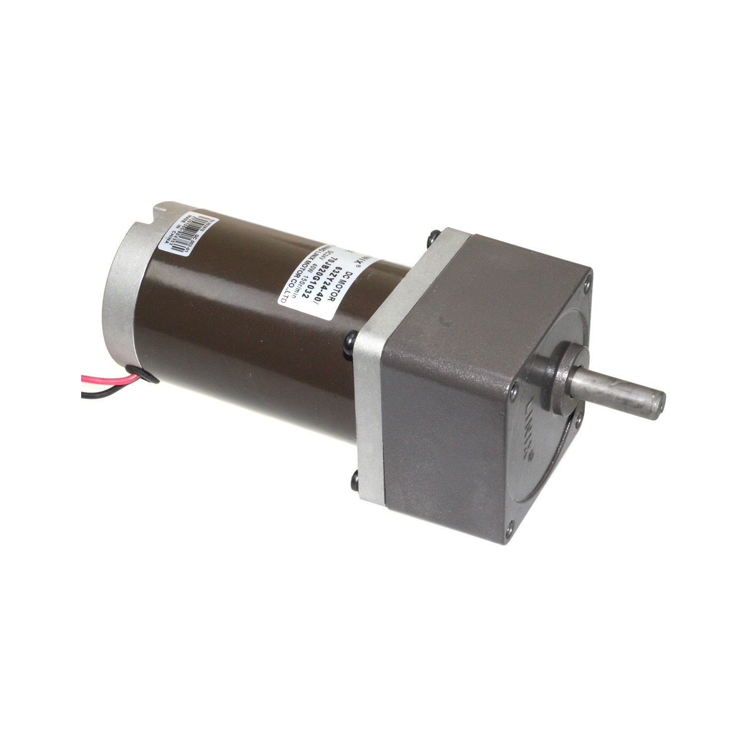 Linix 70mm 24V 150RPM DC Motor 63ZY24-40 Fiyatı