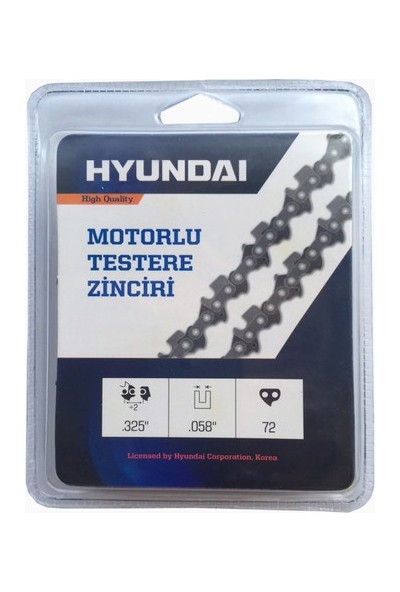 Hyundai Kesik Zincir 3.25 36 Diş Köşeli