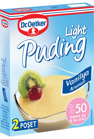 Dr. Oetker Light Puding Vanilya Aromalı 50 gr