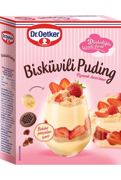 Dr. Oetker Puding Bisküvili 100 gr Dr. Oetker Puding Bisküvili 100 gr