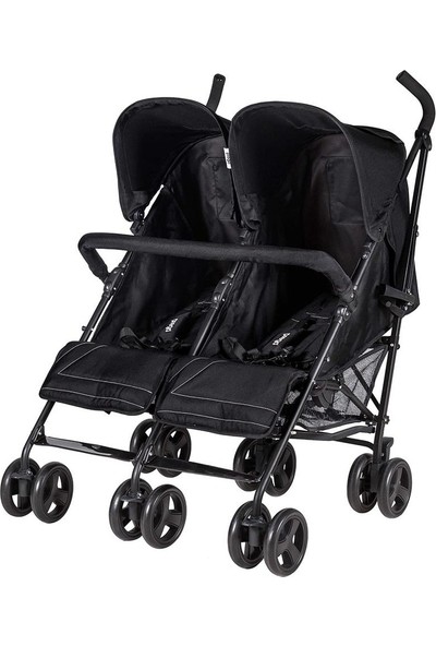 Prego 2074 Monart İkiz Bebek Arabası Siyah Prego 2074 Monart İkiz Bebek Arabası Siyah