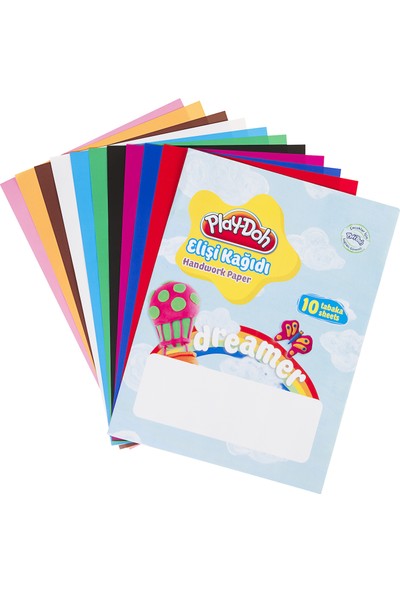 Play-Doh Elişi Kağıdı Zarflı 10 Renk Ek001