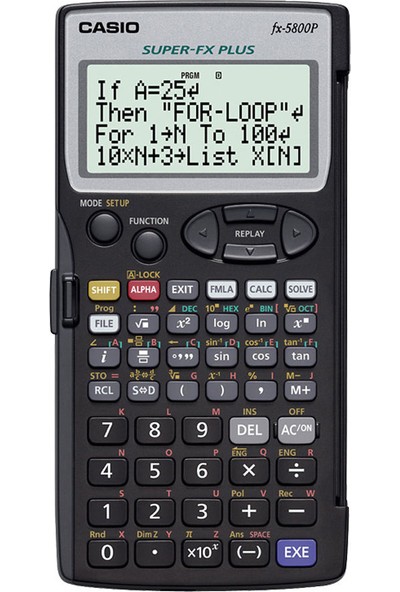 Casio Hesap Makinesi Bilimsel Fx-5800P Casio Hesap Makinesi Bilimsel Fx-5800P