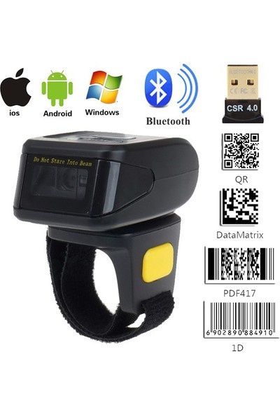 Ptbarkod Bluetooth Yüzük Barkod Okuyucu Ptbarkod Bluetooth Yüzük Barkod Okuyucu