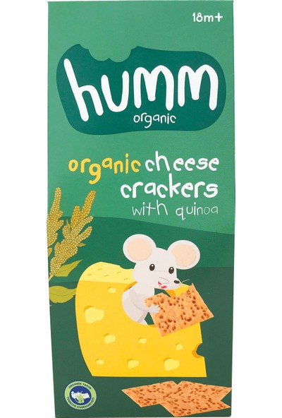 Humm Organic Peynirli Kinoalı Kraker Humm Organic Peynirli Kinoalı Kraker