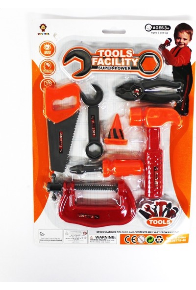 Toys Park Tamir Seti 7 Parça Kartelada No 36778-48