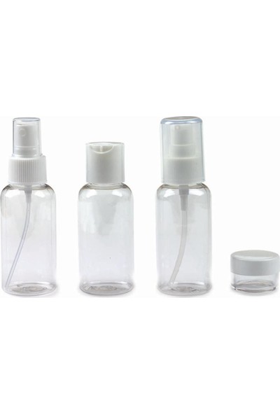 Nascita Seyahat Şişe Seti 4'lü Şeffaf Nascita Seyahat Şişe Seti 4'lü Şeffaf