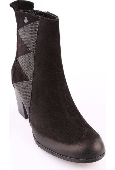 Venüs 8K1879020K Kadın 1879020K Bot Siyah Nubuk Siyah