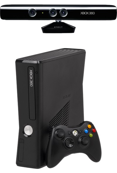 Microsoft Xbox 360 Slim 500Gb + Xbox 360 Kinect - Teşhir Ürün Microsoft Xbox 360 Slim 500Gb + Xbox 360 Kinect - Teşhir Ürün