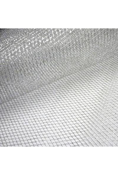 Elite Tül 10 Metre Tül Fileli Simli Süs Tülü Tela Kapı Süsü Bebek Nikah Şekeri Süsleme Gümüş (En 95 cm) Elite Tül 10 Metre Tül Fileli Simli Süs Tülü Tela Kapı Süsü Bebek Nikah Şekeri Süsleme Gümüş (En 95 cm)