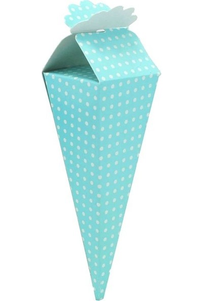 Elite Külah 25 Adet Puantiyeli Külah Mevlit Lokum Şeker Külahı Mavi (12,5 cm * 4 cm) Elite Külah 25 Adet Puantiyeli Külah Mevlit Lokum Şeker Külahı Mavi (12,5 cm * 4 cm)