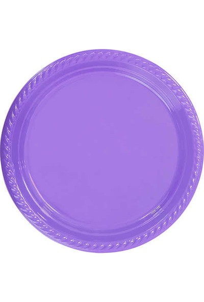Elite Tabak 25 Adet Renkli Plastik Tabak Doğum Günü Parti Kutlama Mor ( 22 cm ) Elite Tabak 25 Adet Renkli Plastik Tabak Doğum Günü Parti Kutlama Mor ( 22 cm )