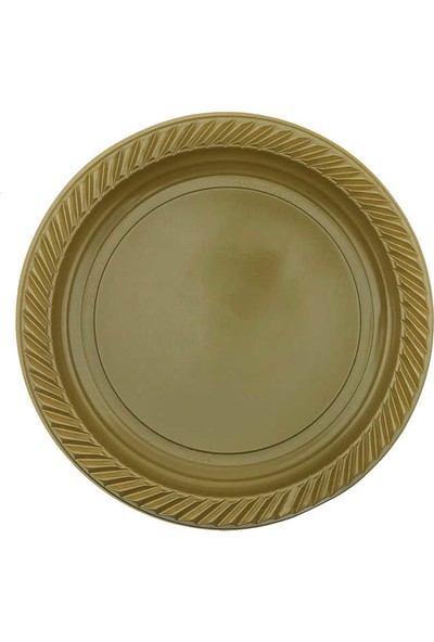 Elite Tabak 25 Adet Renkli Plastik Tabak Doğum Günü Parti Kutlama Altın ( 22 cm ) Elite Tabak 25 Adet Renkli Plastik Tabak Doğum Günü Parti Kutlama Altın ( 22 cm )