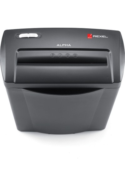 Rexel Alpha Çapraz Kesim İmha Makinesi Siyah Rexel Alpha Çapraz Kesim İmha Makinesi Siyah