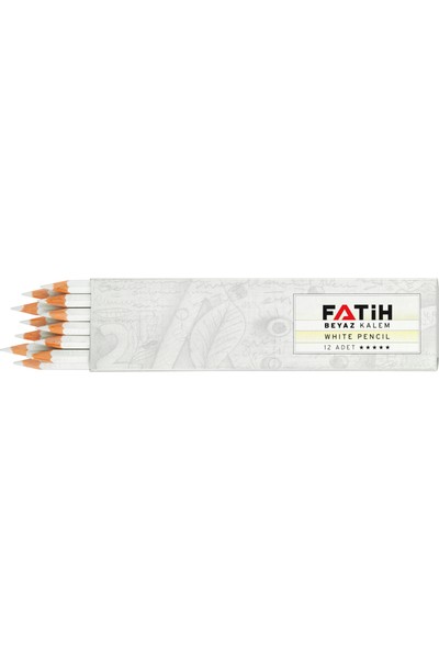Fatih Beyaz Tekstil Kalemi 12'Li